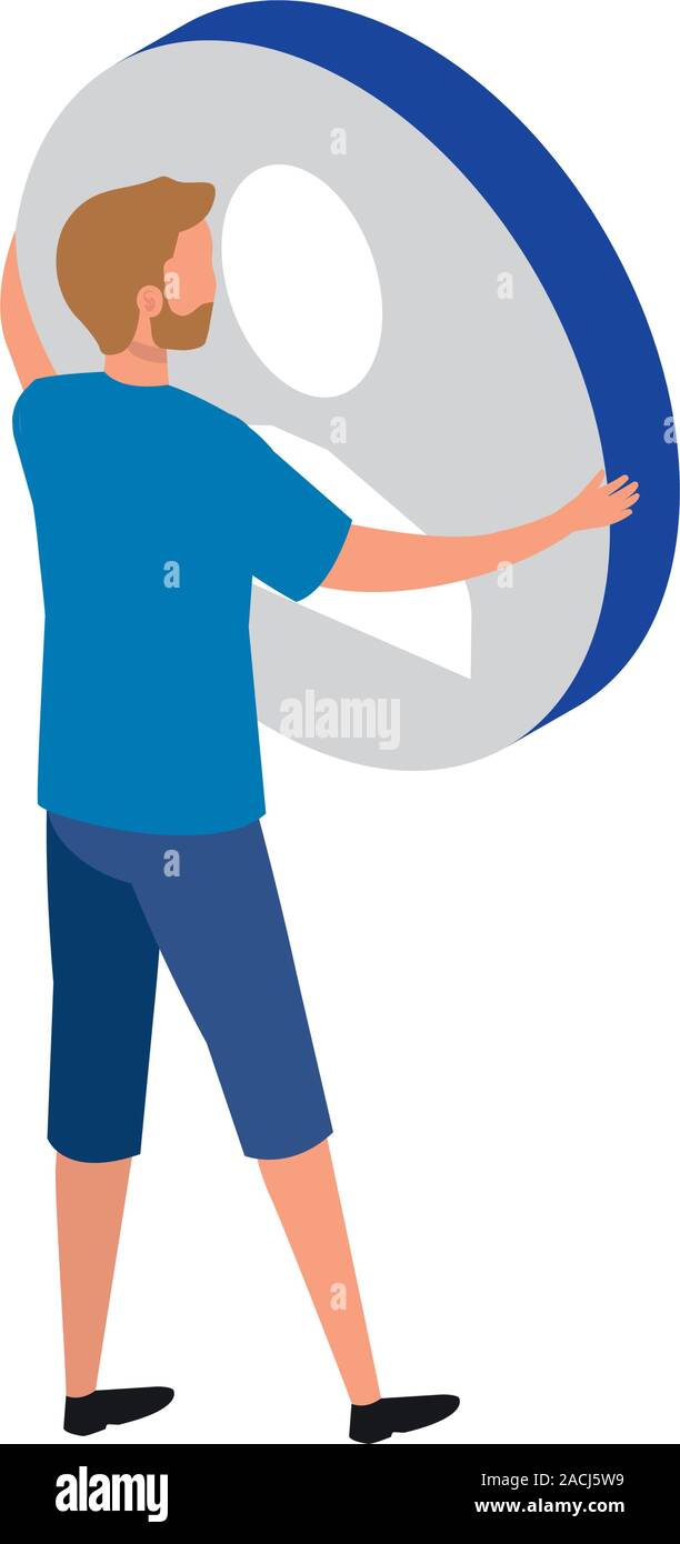 Avatar man and digital icon vector design Stock Vector Image & Art - Alamy