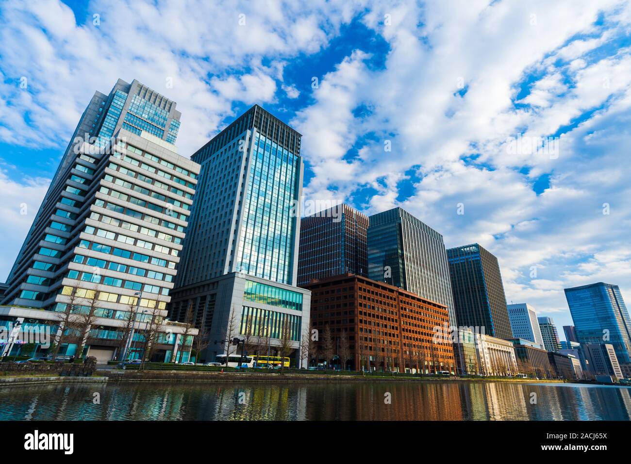 office buildings in Tokyo, Japan Stock Photo - Alamy