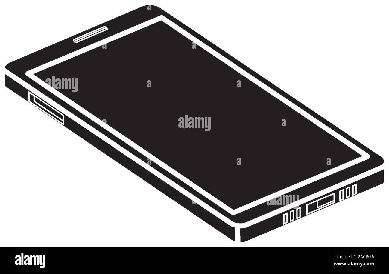 Isolated isometric smartphone vector design Stock Vector Image & Art - Alamy