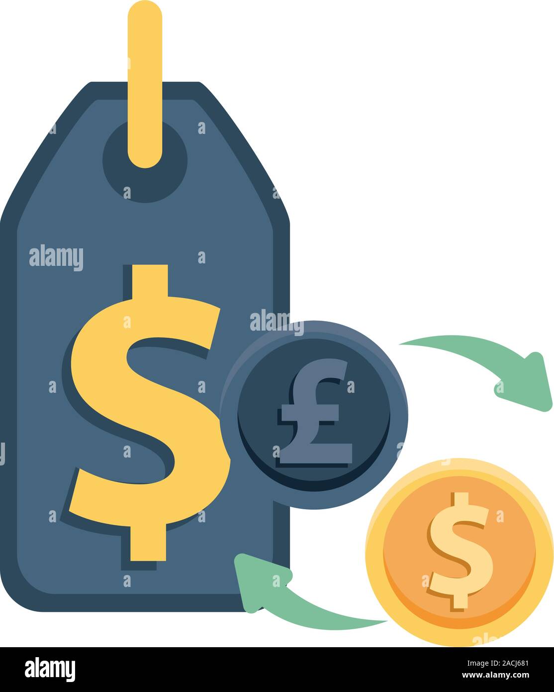 commercial tag with dollar money symbol Stock Vector Image & Art - Alamy