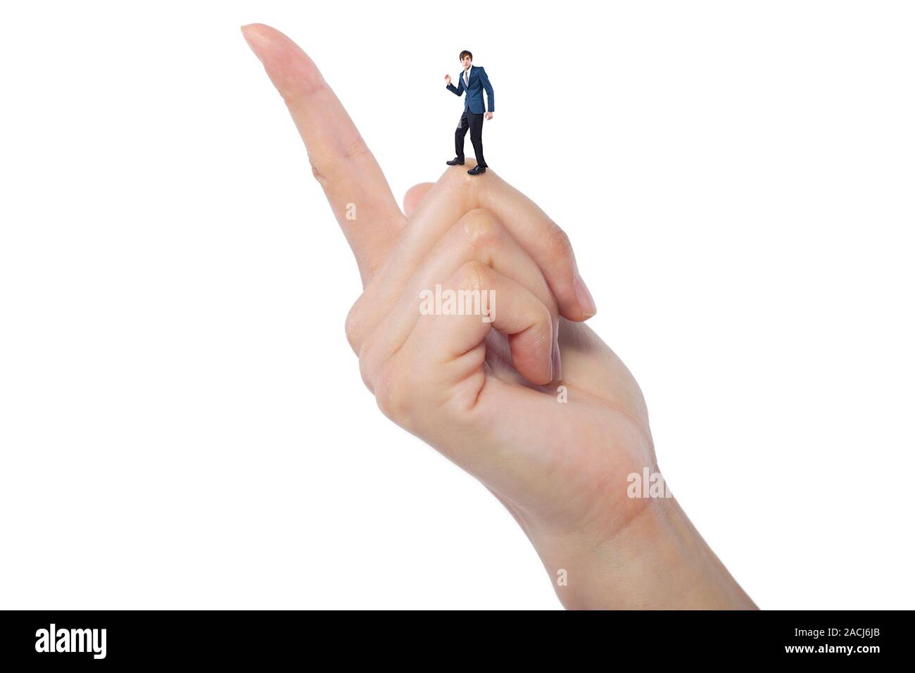 Giant woman holding small man hi-res stock photography and images - Alamy