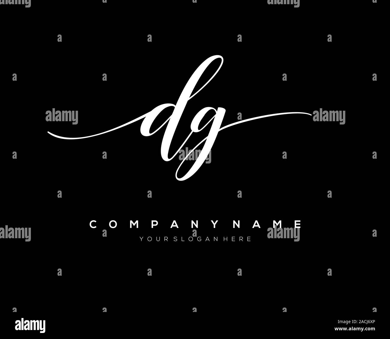 Letter dg vector vectors Stock Vector Images - Alamy