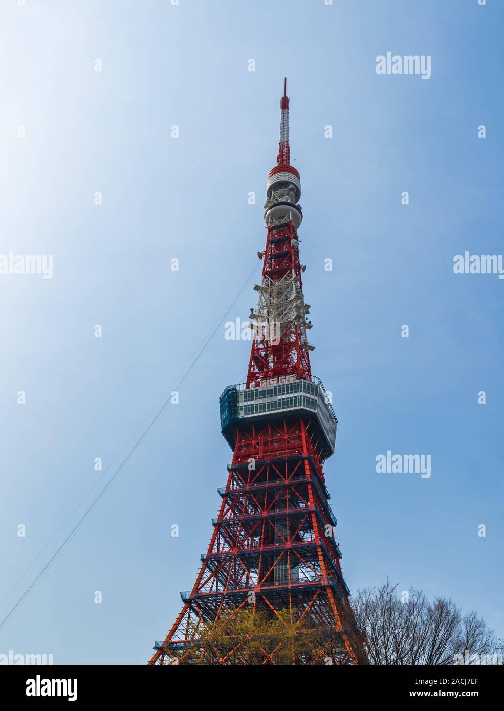 Tokyo tower bright sunny hi-res stock photography and images - Alamy