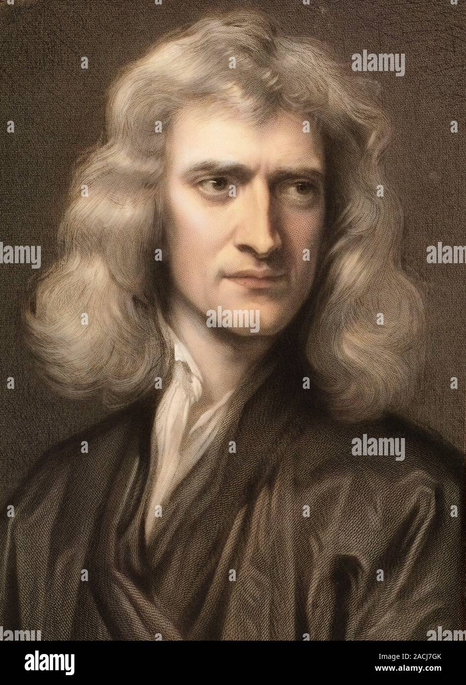 Sir Isaac Newton ( 4 January 1643 -31 March 1727). English physicist ...