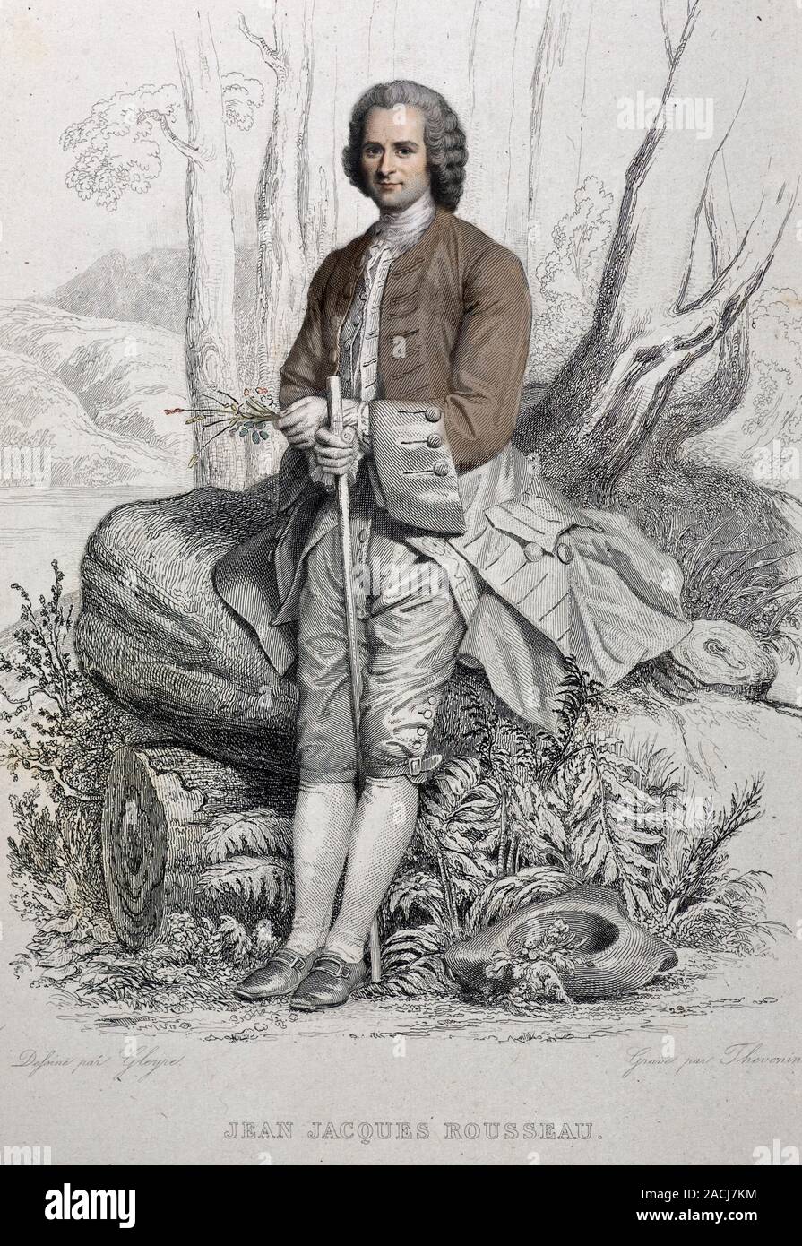 Jean Jacques Rousseau Naturalistic Philosopher (28 June 1712 - 2 July ...