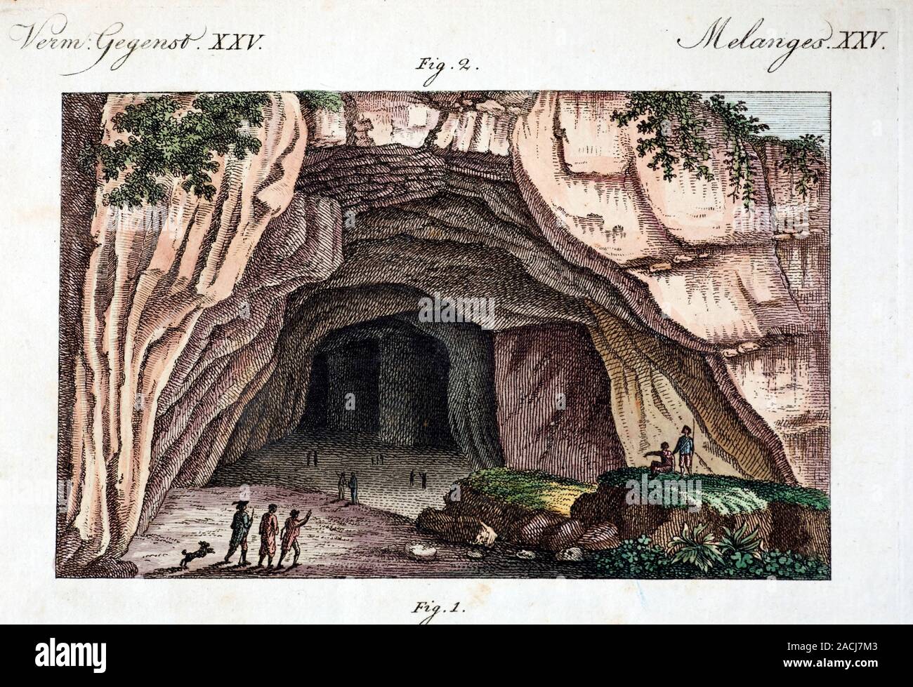 1798 Copperplate engraving with its original handcolouring from Volume ...