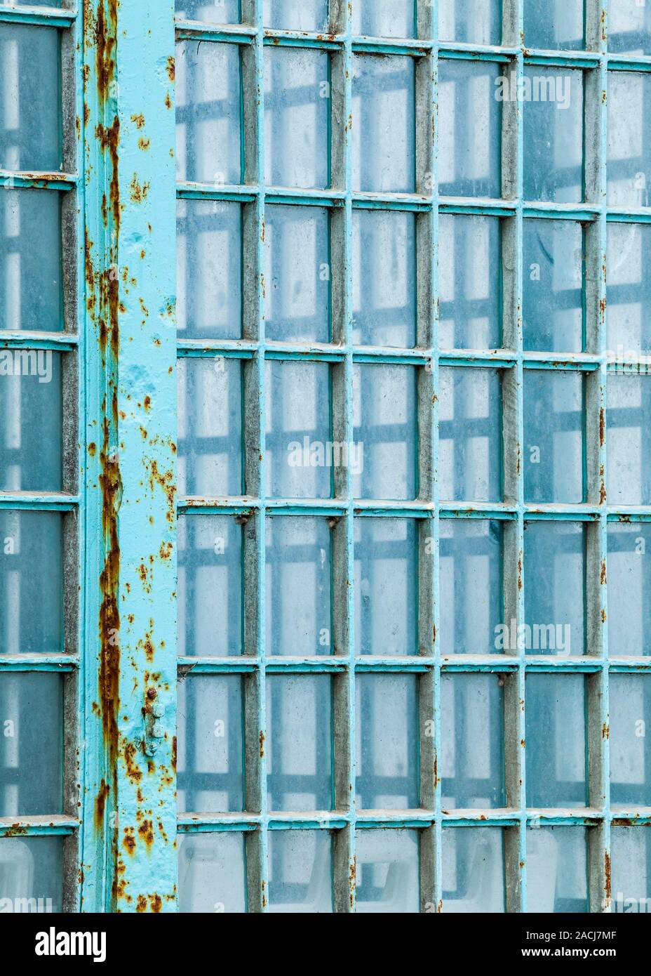 Alcatraz prison window detail. San Fransisco Bay, California, USA Stock ...
