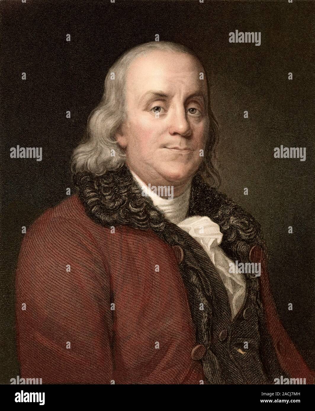 Benjamin Franklin, scientist, inventor, and US Founding Father (January ...