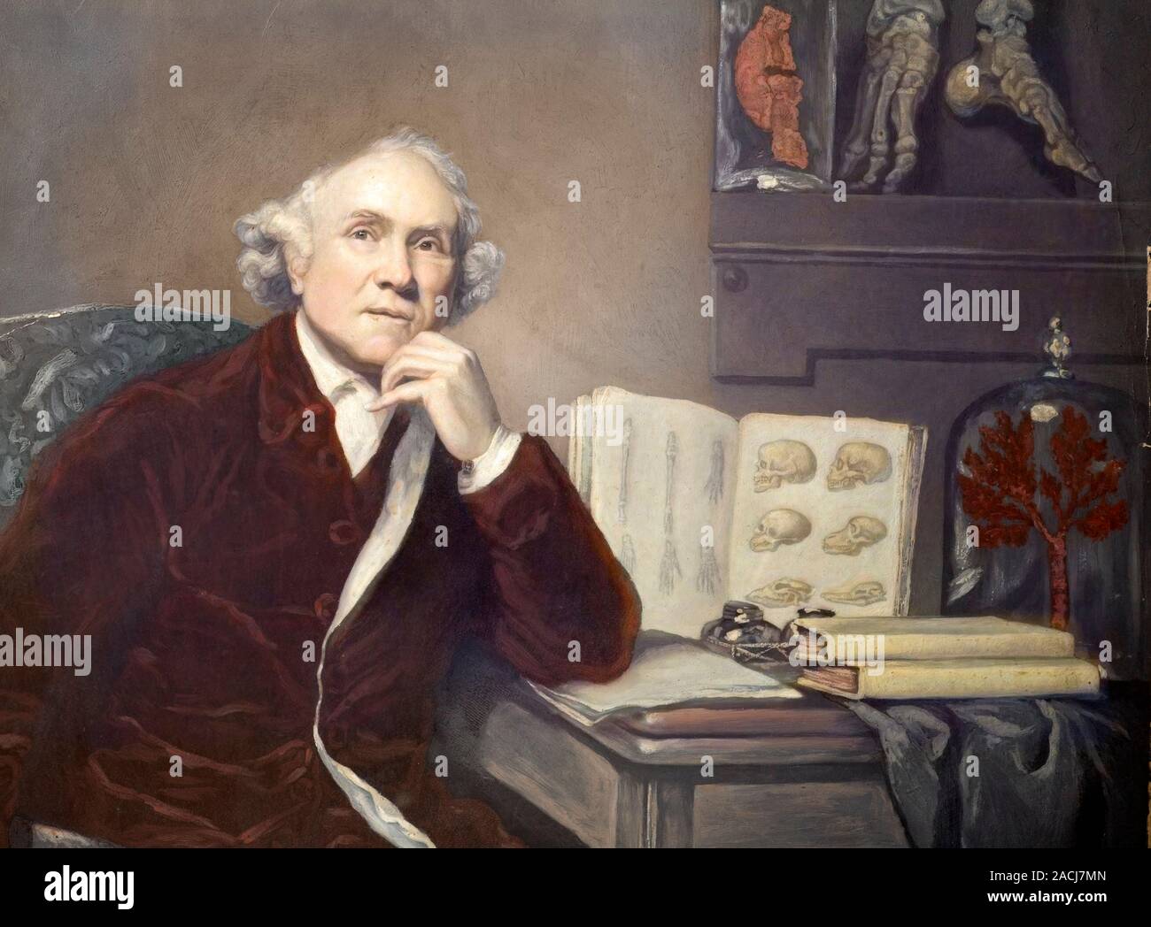 The pioneering Scottish surgeon and anatomist John Hunter (1728-1793 ...