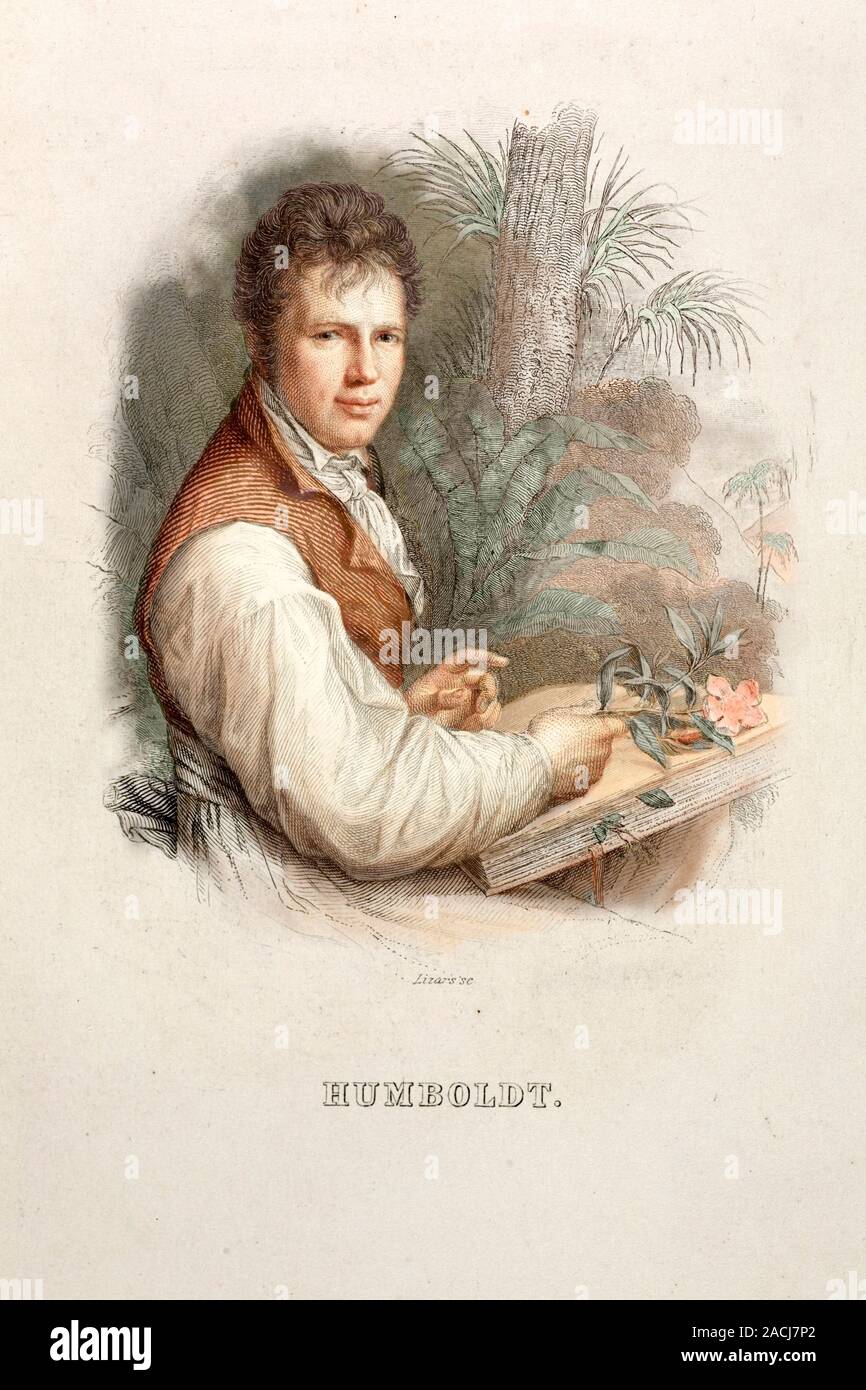 Friedrich Alexander von Humboldt (14th September 1769 - 6th May 1859 ...