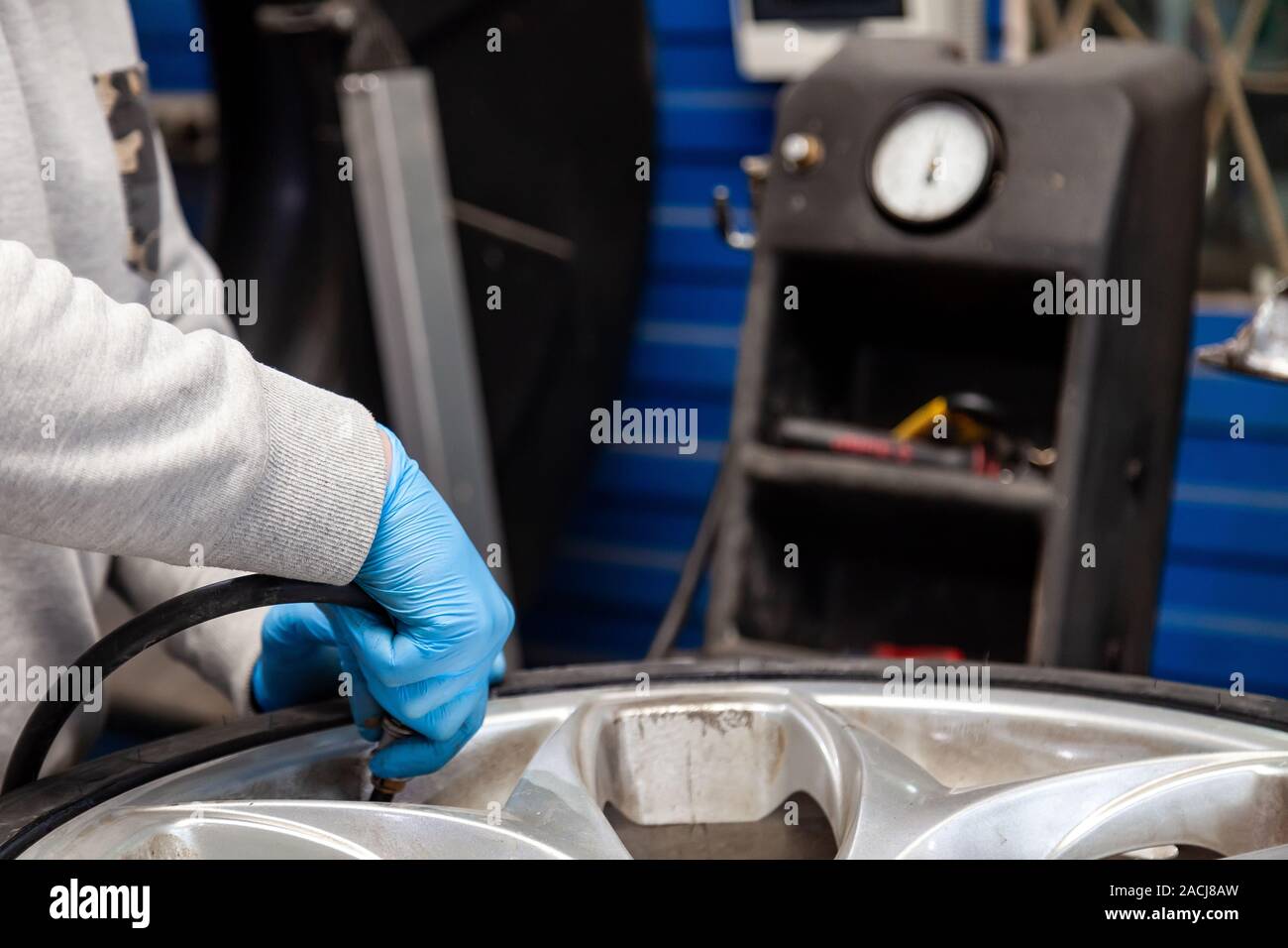 Checking the pumps checking the pumps hi-res stock photography and ...