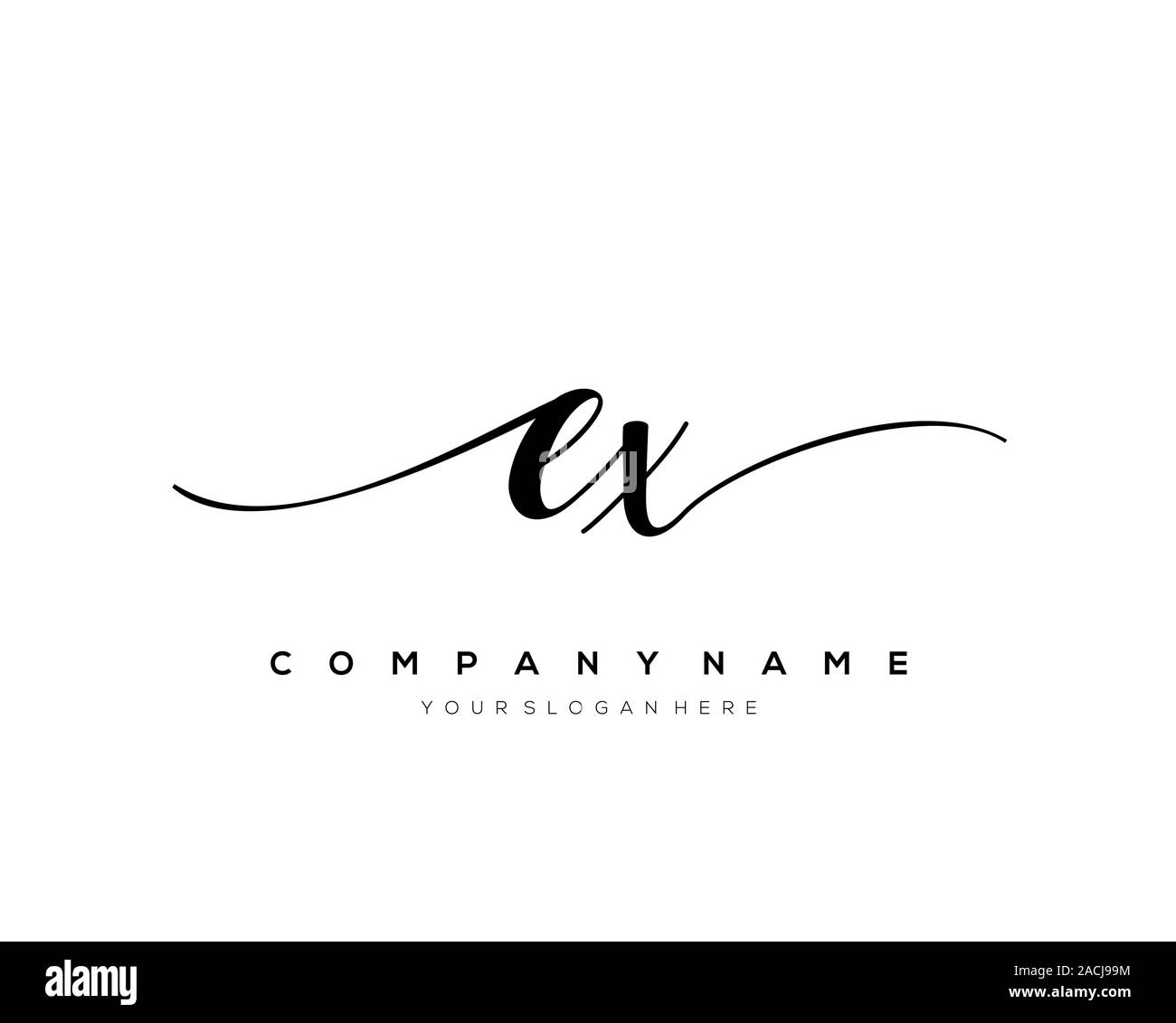 Ex letter logo hi-res stock photography and images - Alamy