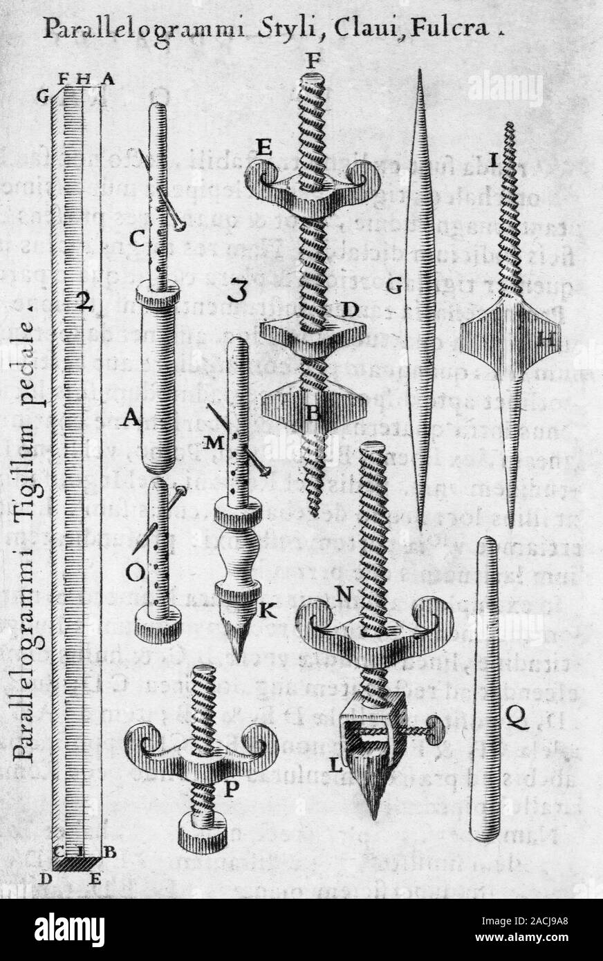 Pantograph. Various components required to make a pantograph. This is a ...