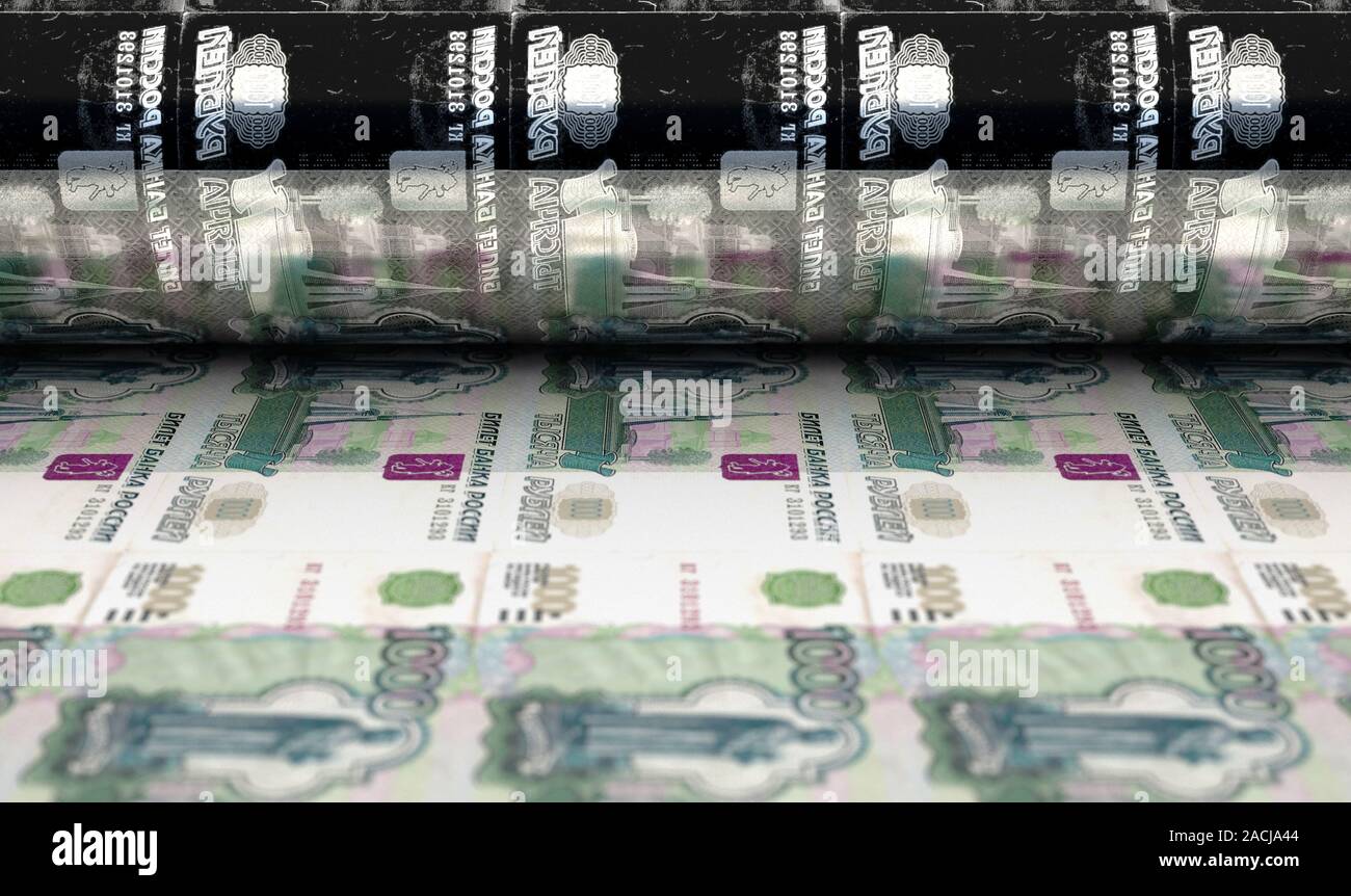 Ruble notes hi-res stock photography and images - Alamy