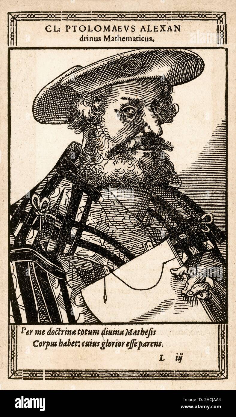 Claudius Ptolemaeus (c.90-c.168), also known as Ptolemy, was an ...