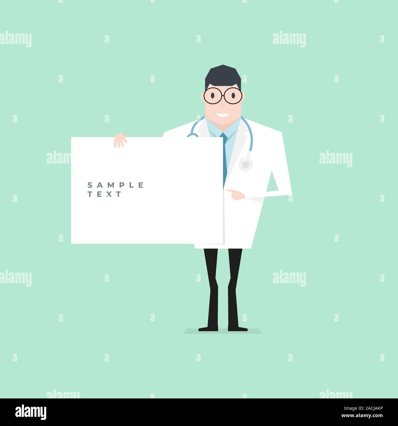 Male finger pointing blank Stock Vector Images - Alamy