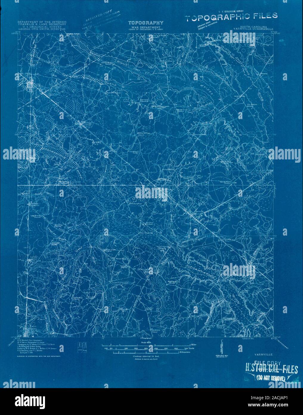 Map of varnville hi-res stock photography and images - Alamy