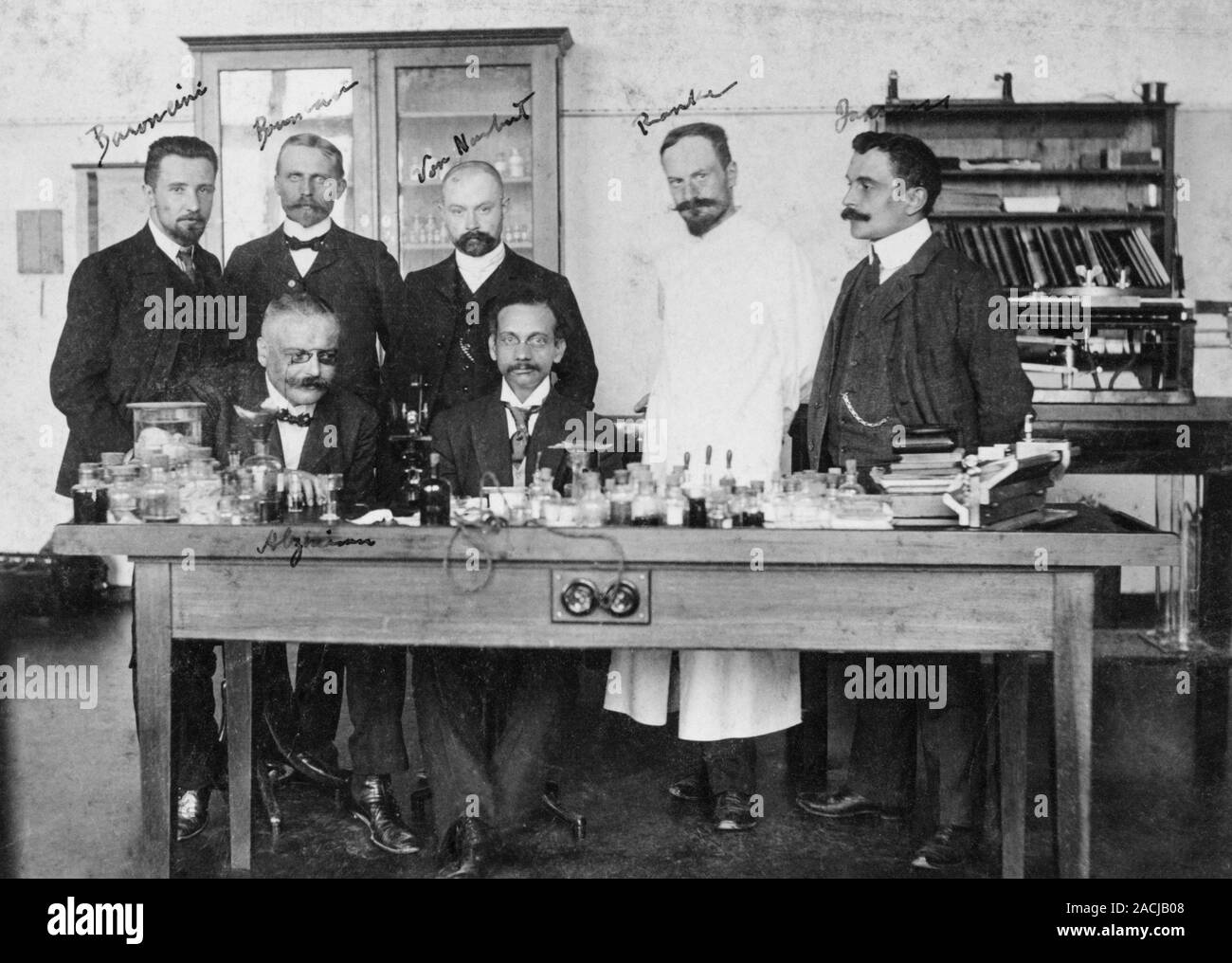German and US psychiatrists. Group of psychiatrists in the clinic of ...