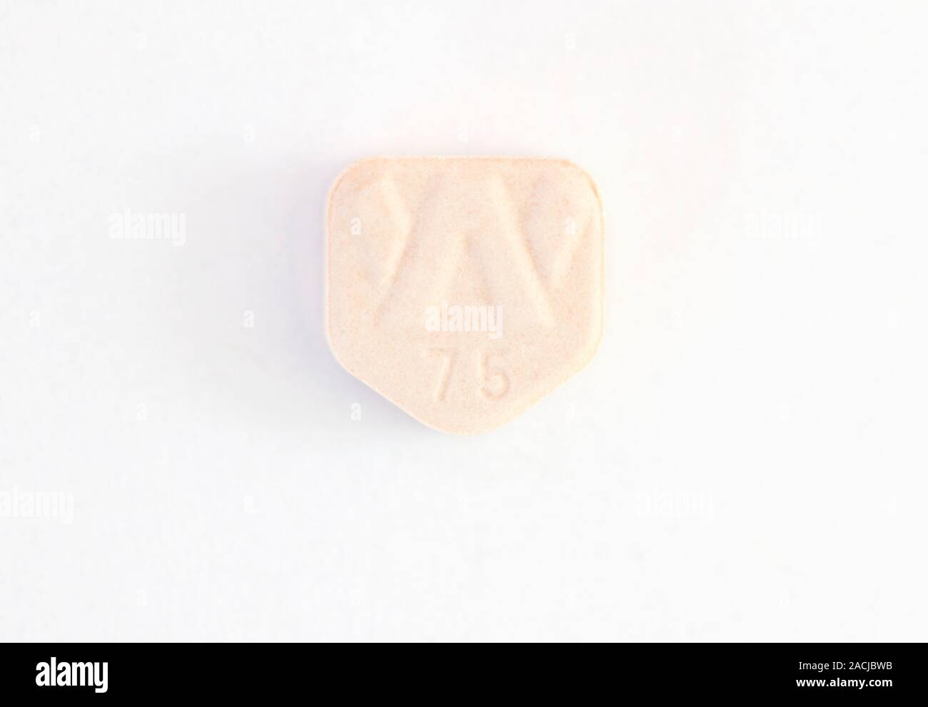 Venlafaxine antidepressant drug tablet. This drug, which is marketed as ...