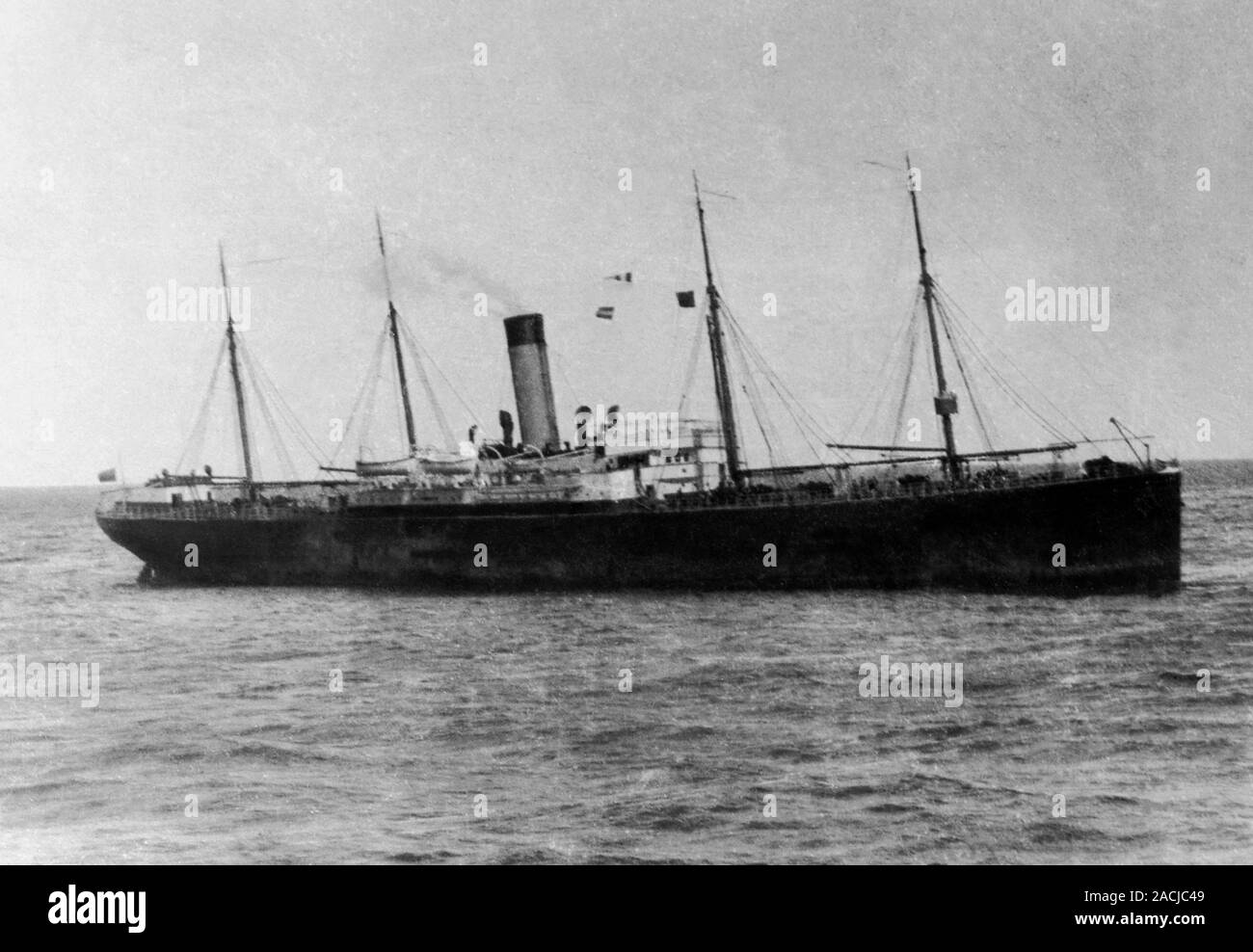 SS Californian, 1912. This British steamship was part of the rescue ...