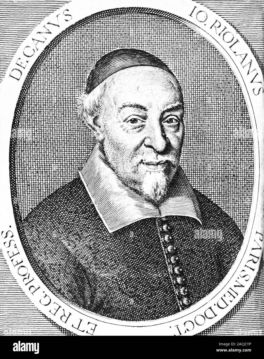 Jean Riolan the Younger (1577-1657), French anatomist. Latin text ...