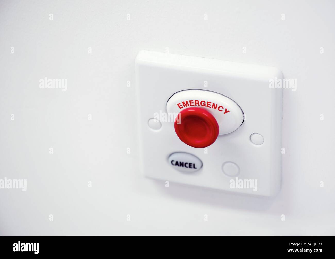 Emergency button on a wall in a hospital Stock Photo - Alamy