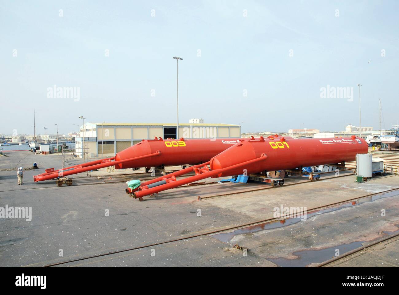 Pelamis wave power machines. These machines were designed and built by ...