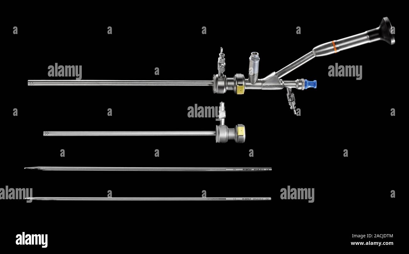 Paediatric nephroscope. This is a type of endoscope that is used to ...