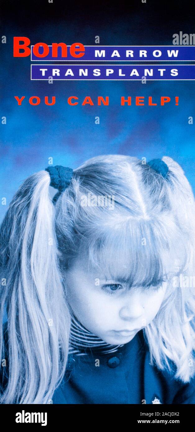 Historic bone marrow donor poster. Historic poster from the Scottish ...