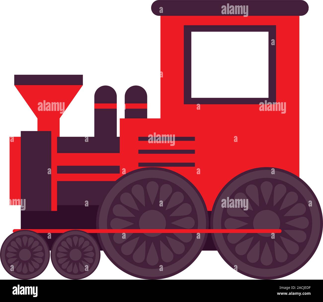cute little train toy isolated icon Stock Vector Image & Art - Alamy