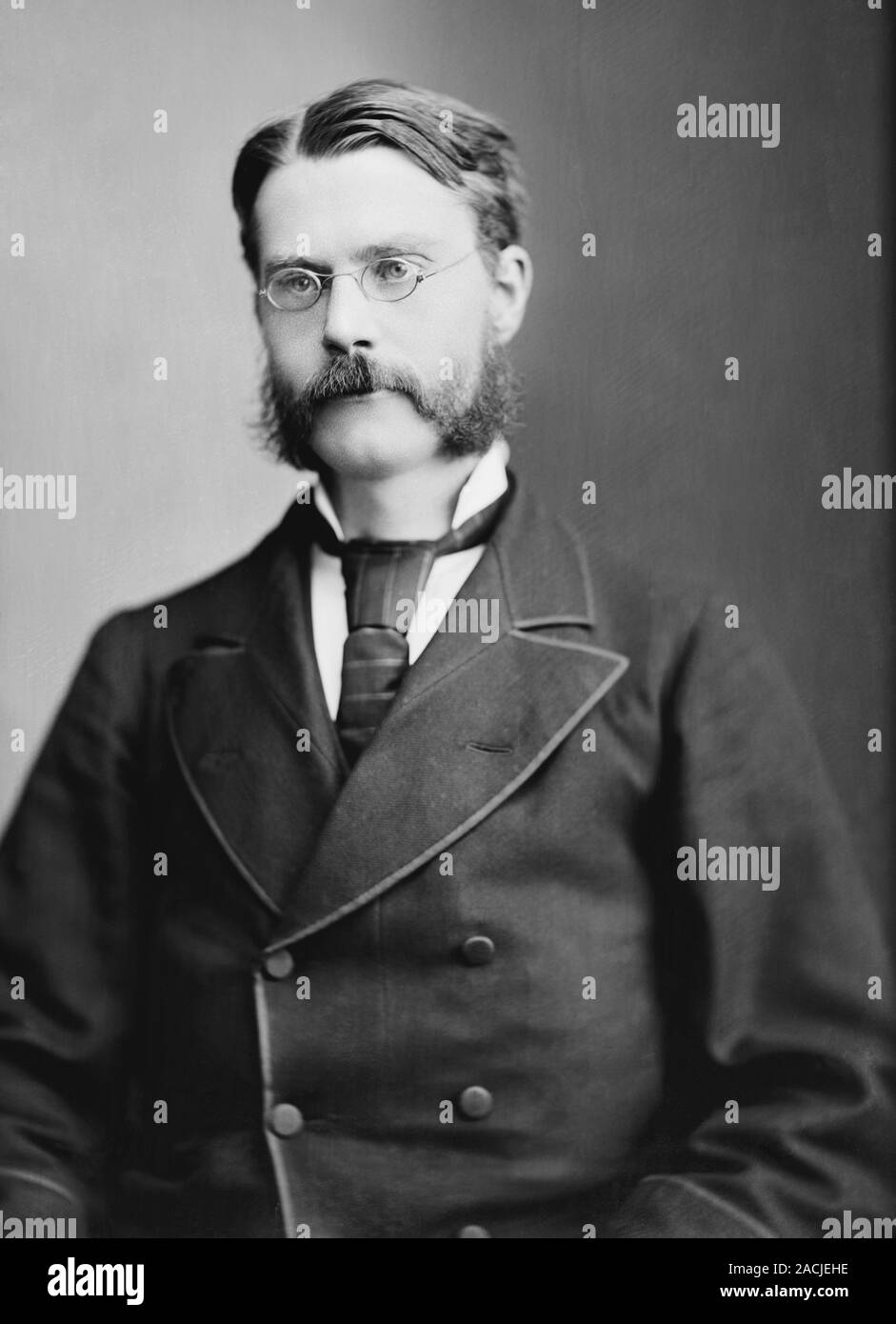 Edward Holden (1846-1914). Historical image of the American astronomer ...
