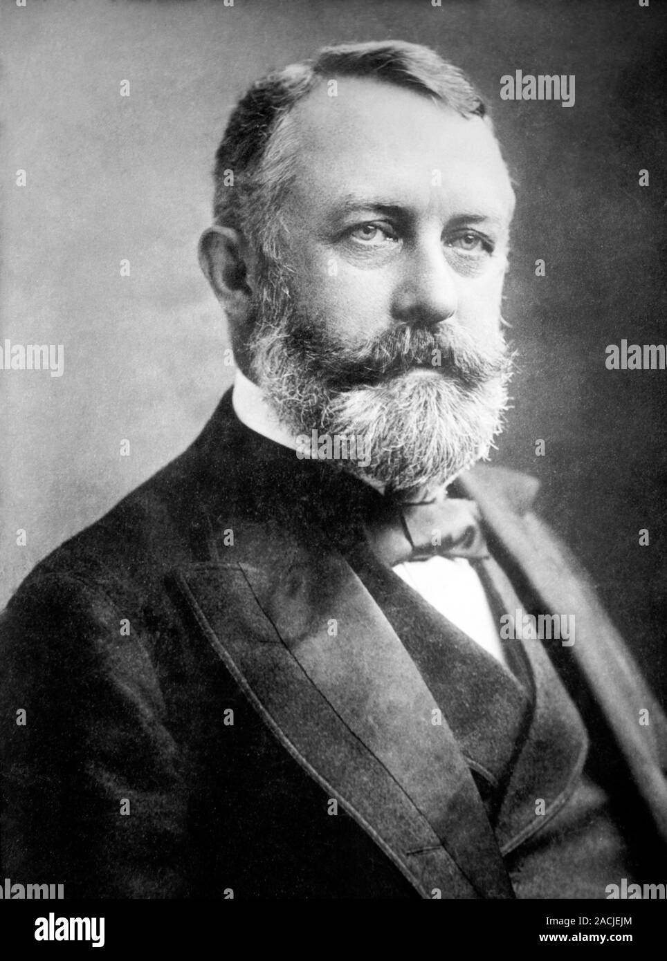 Henry Frick (1849-1919). Historical artwork of the American ...