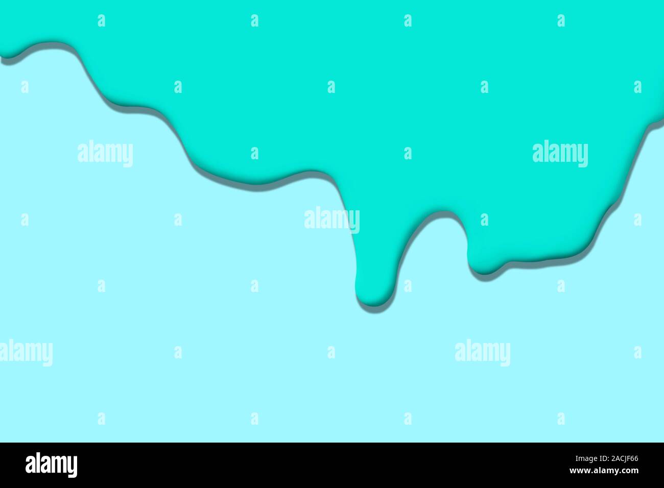 Mint pastel background with flowing paint. Minimalistic fashion concept ...