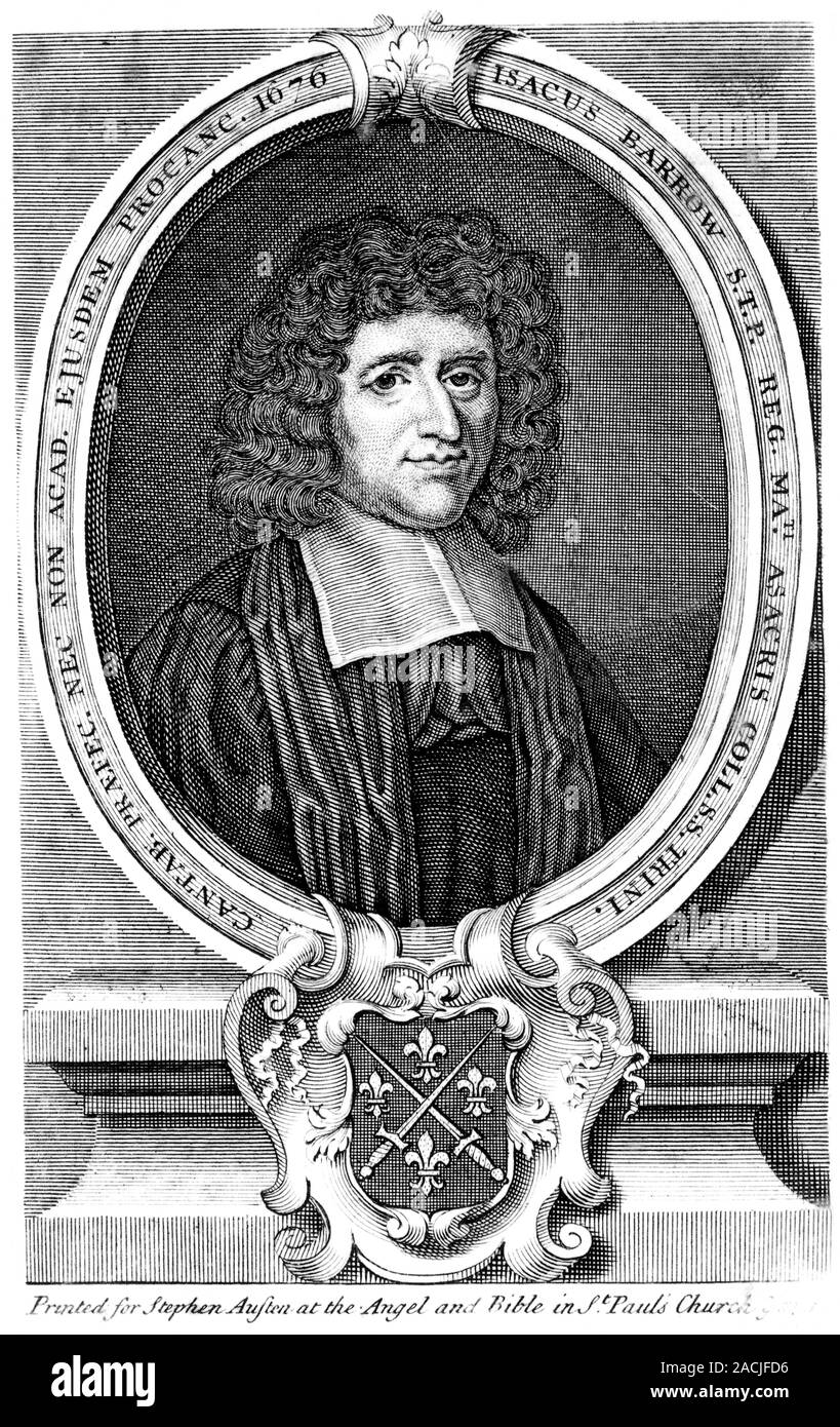 Isaac Barrow (1630-1677), English mathematician. Barrow graduated from ...