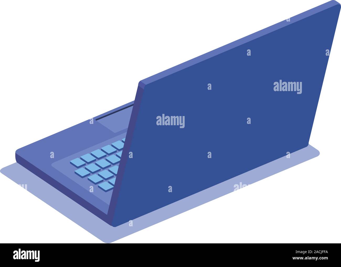 laptop computer device isolated icon Stock Vector Image & Art - Alamy