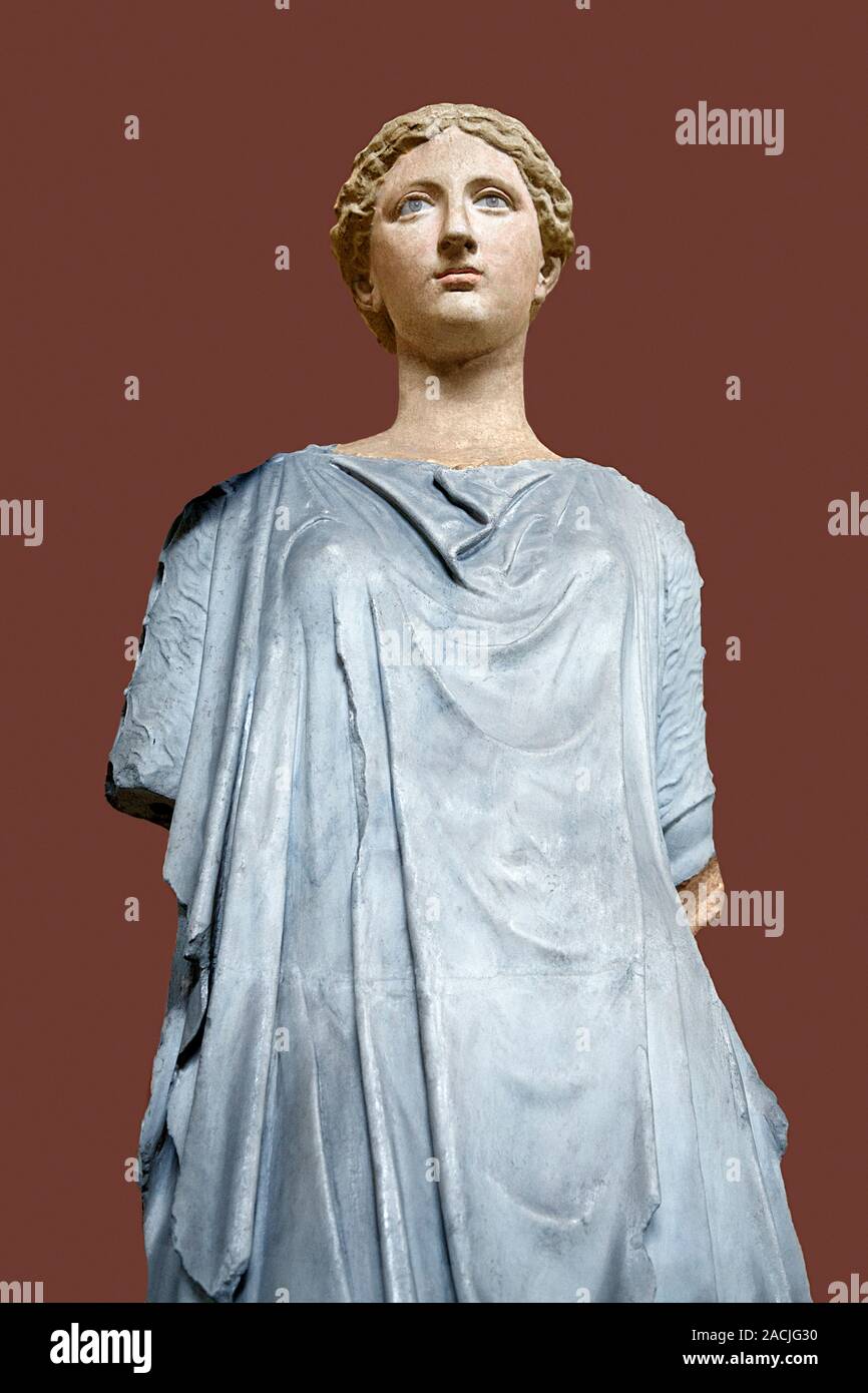 Statue of Hygieia, Greek goddess of health, cleanliness and sanitation ...