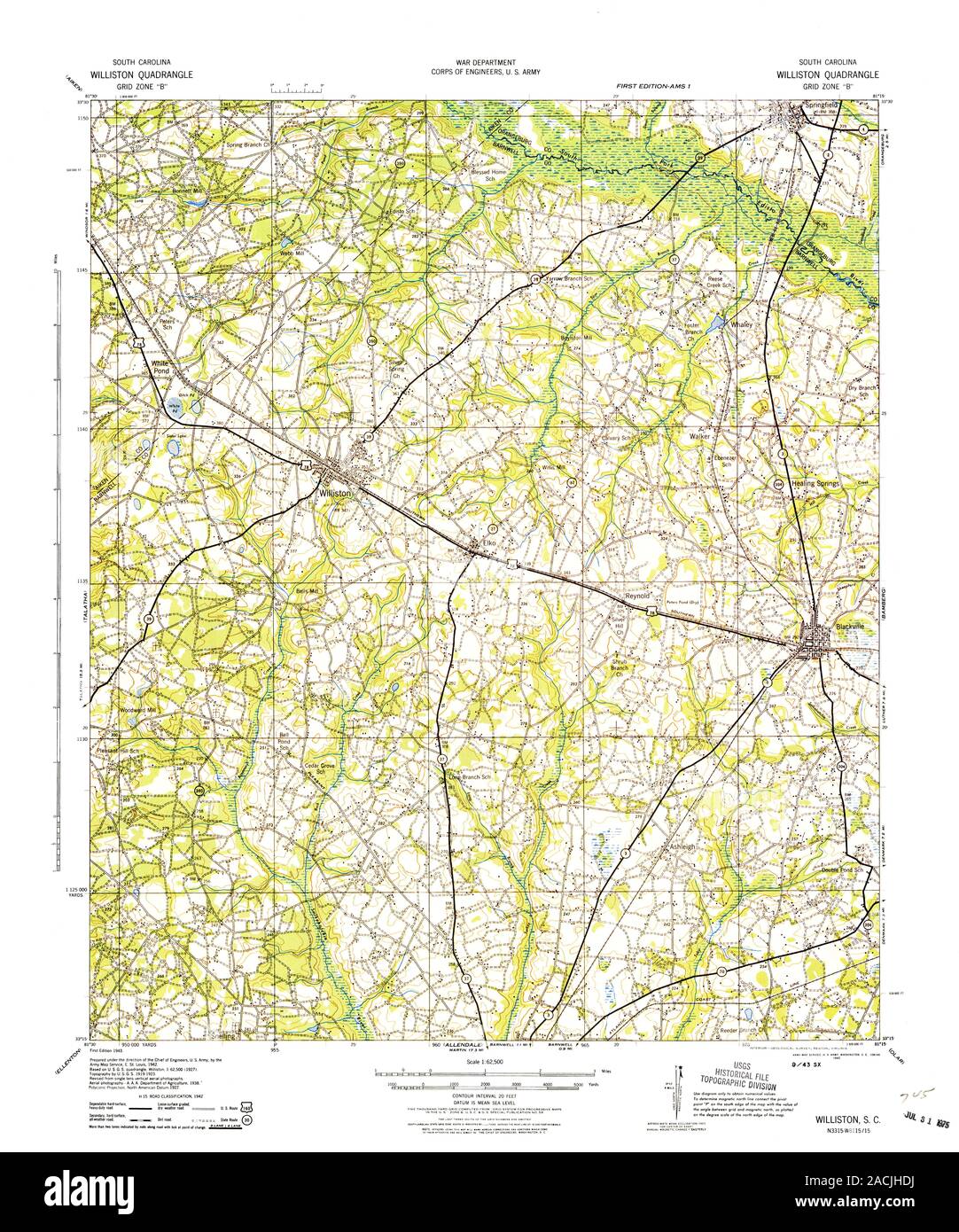 Map of williston hi-res stock photography and images - Alamy