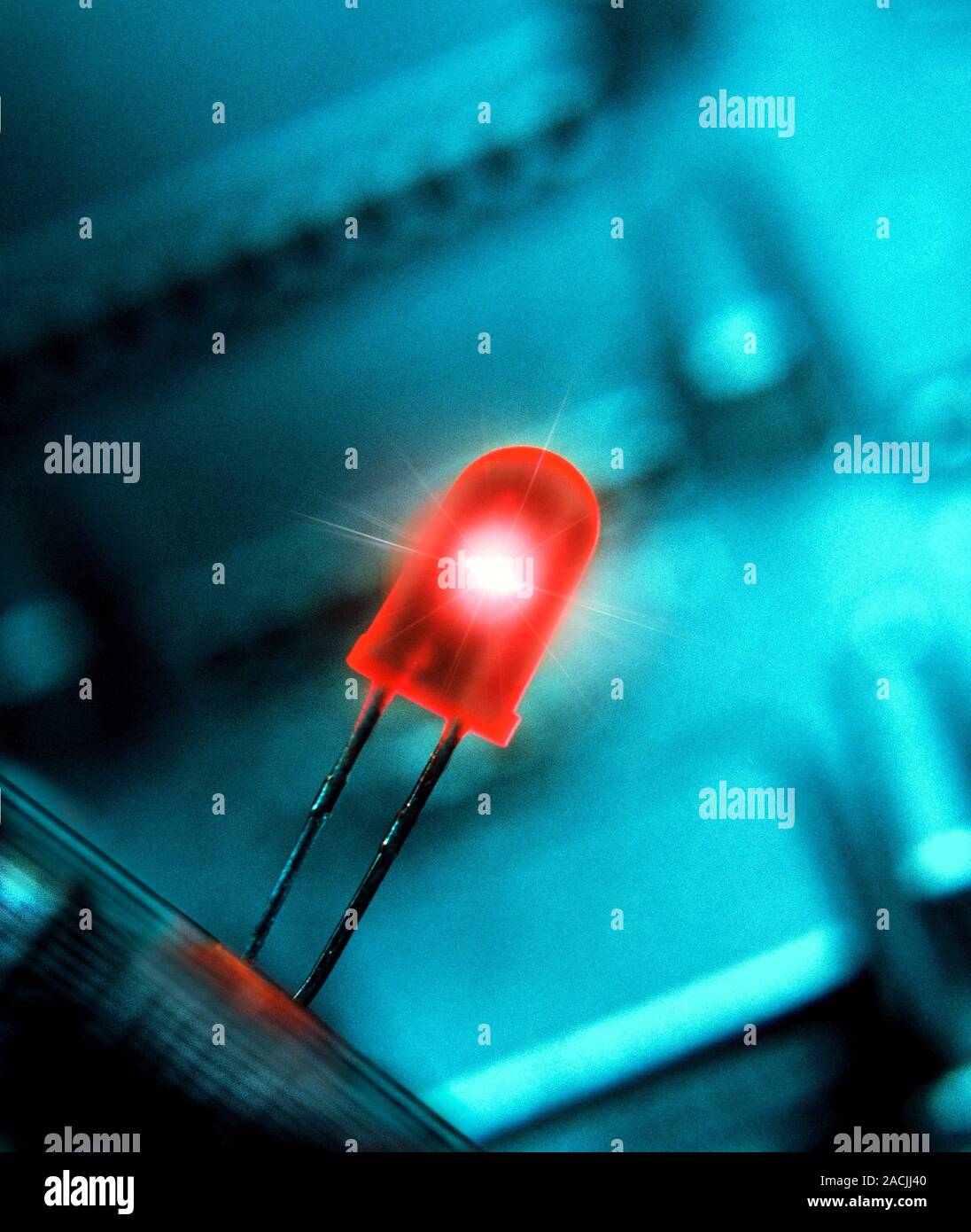 Light-emitting diode (LED). An LED is a semiconductor that emits light ...