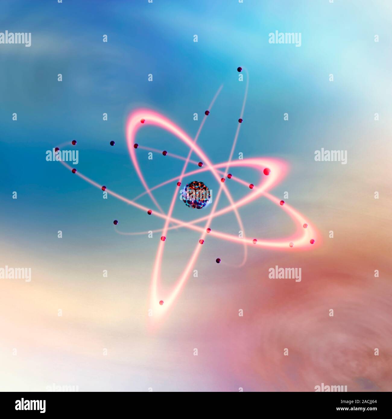 Nickel atom. This is the most common and stable form for atoms of the ...