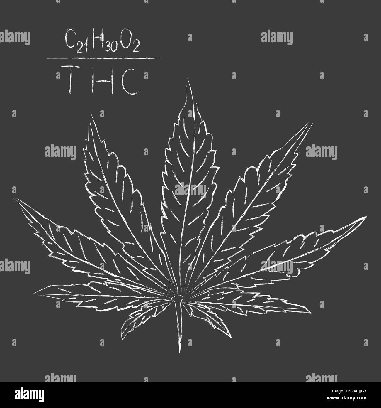 Thc molecule Black and White Stock Photos & Images - Alamy