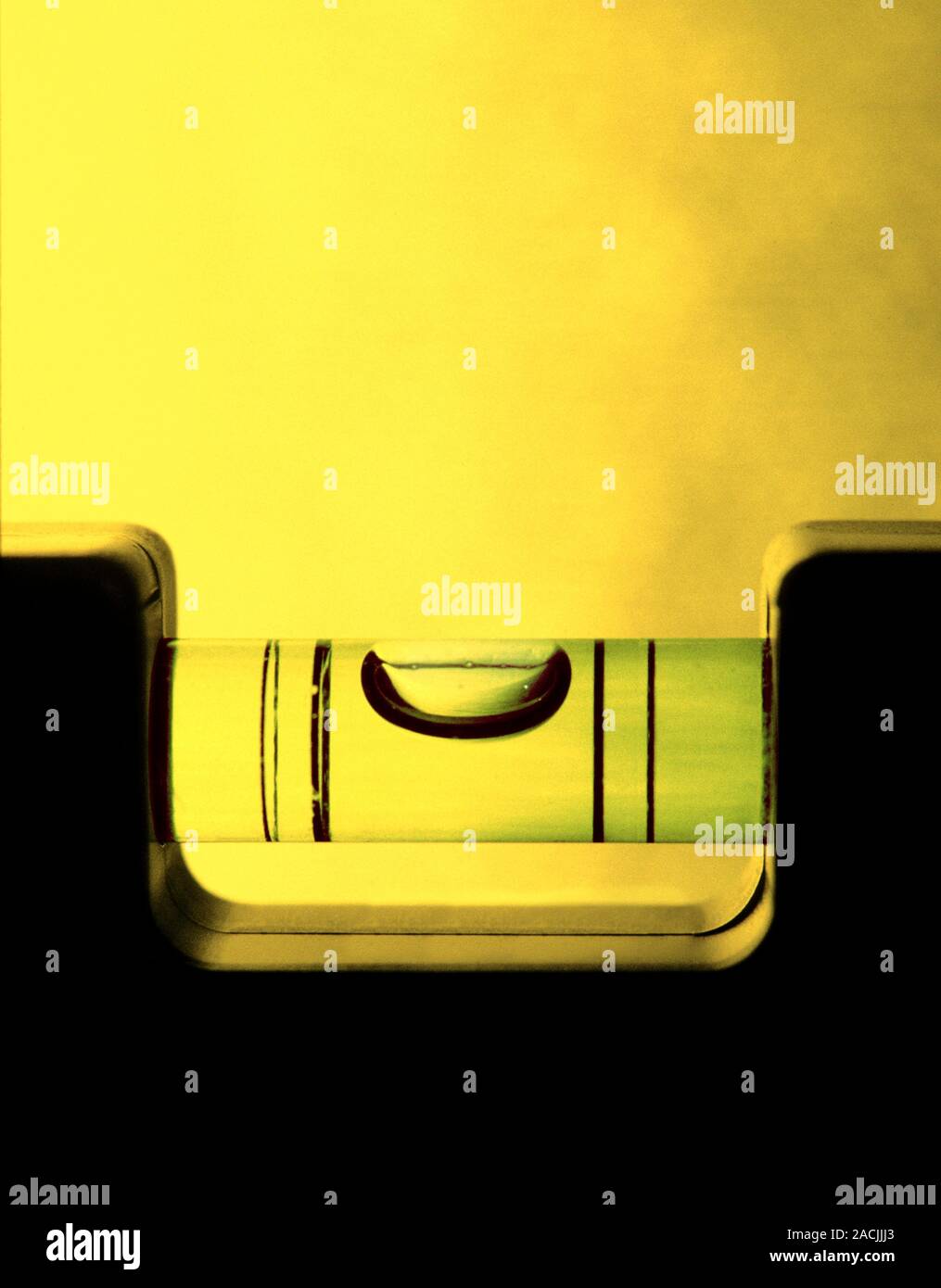 Spirit level. This device is used to measure how level a surface is. It ...