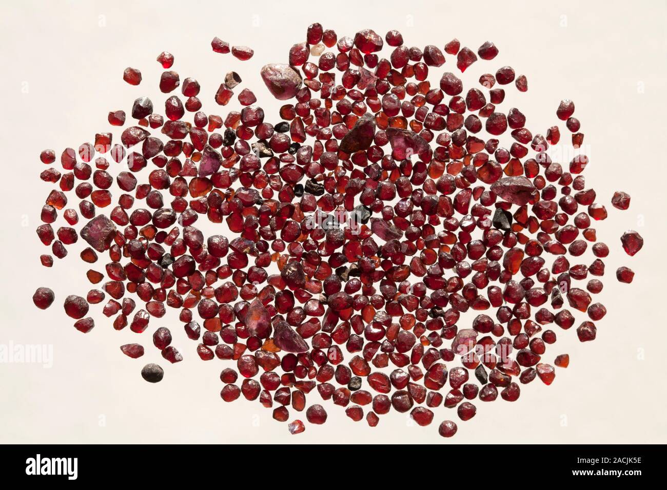 Pyrope sand. Pyrope is a red mineral belonging to the garnet group. It ...