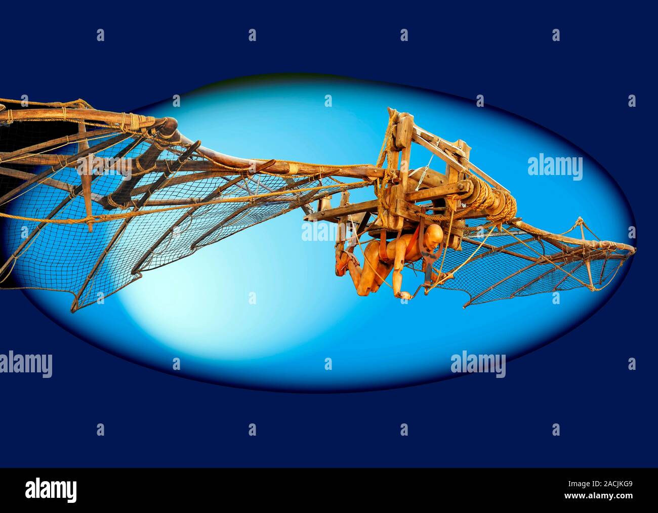 Leonardo Da Vinci Flying Machine Model