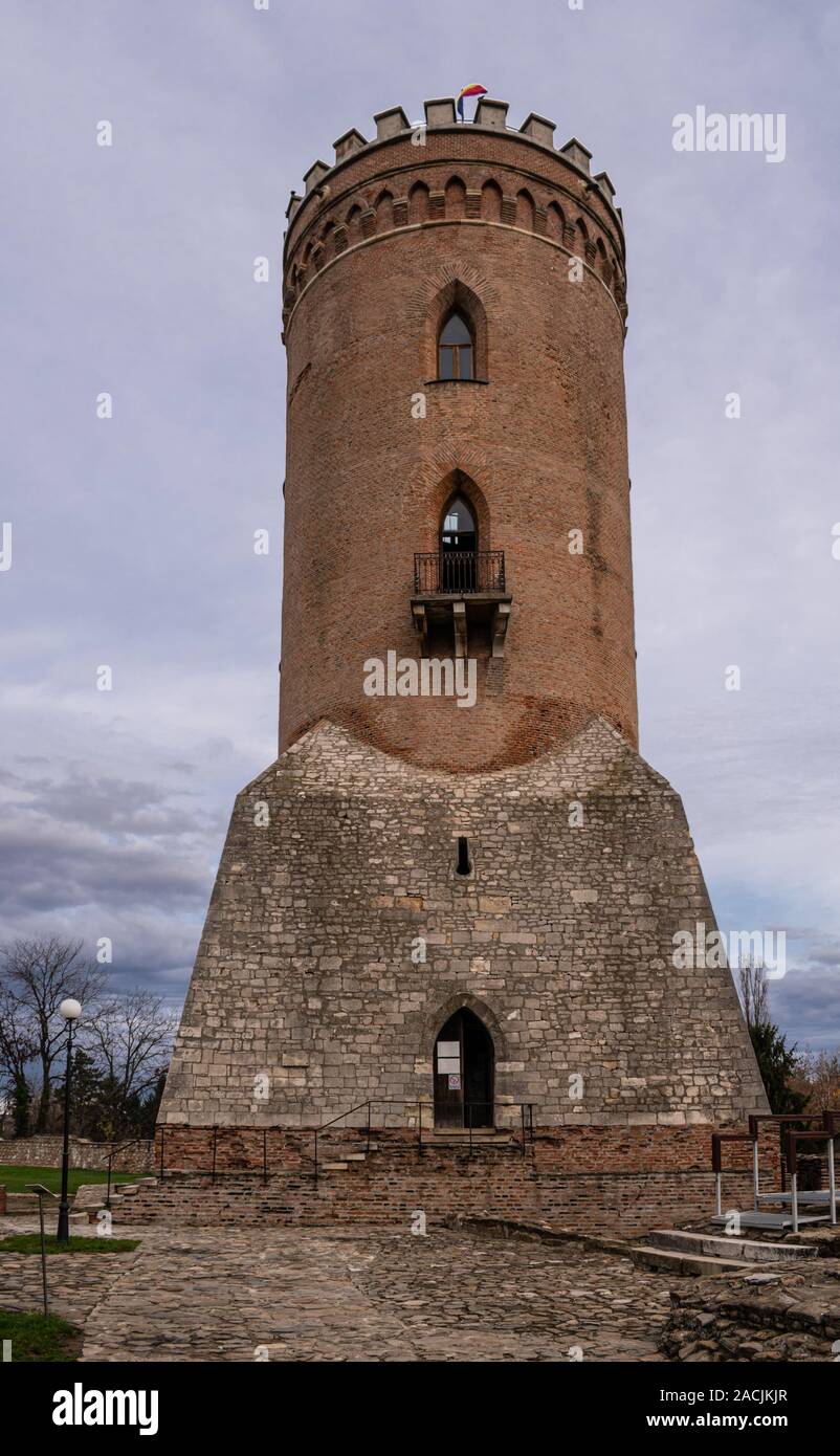 The Chindia Tower, made in the time of Vlad the Impaler, from ...