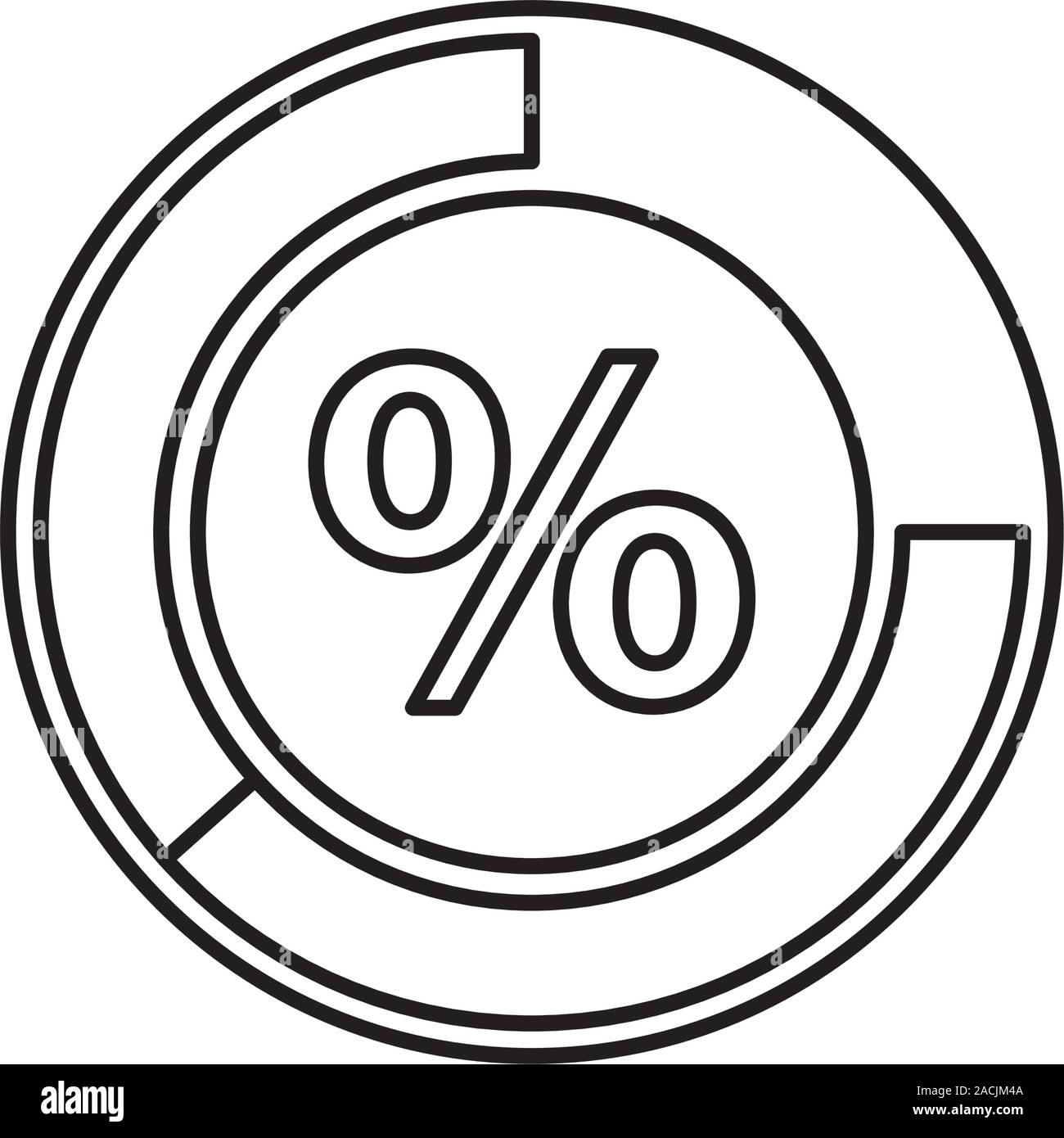 percent symbol pin isolated icon Stock Vector Image & Art - Alamy