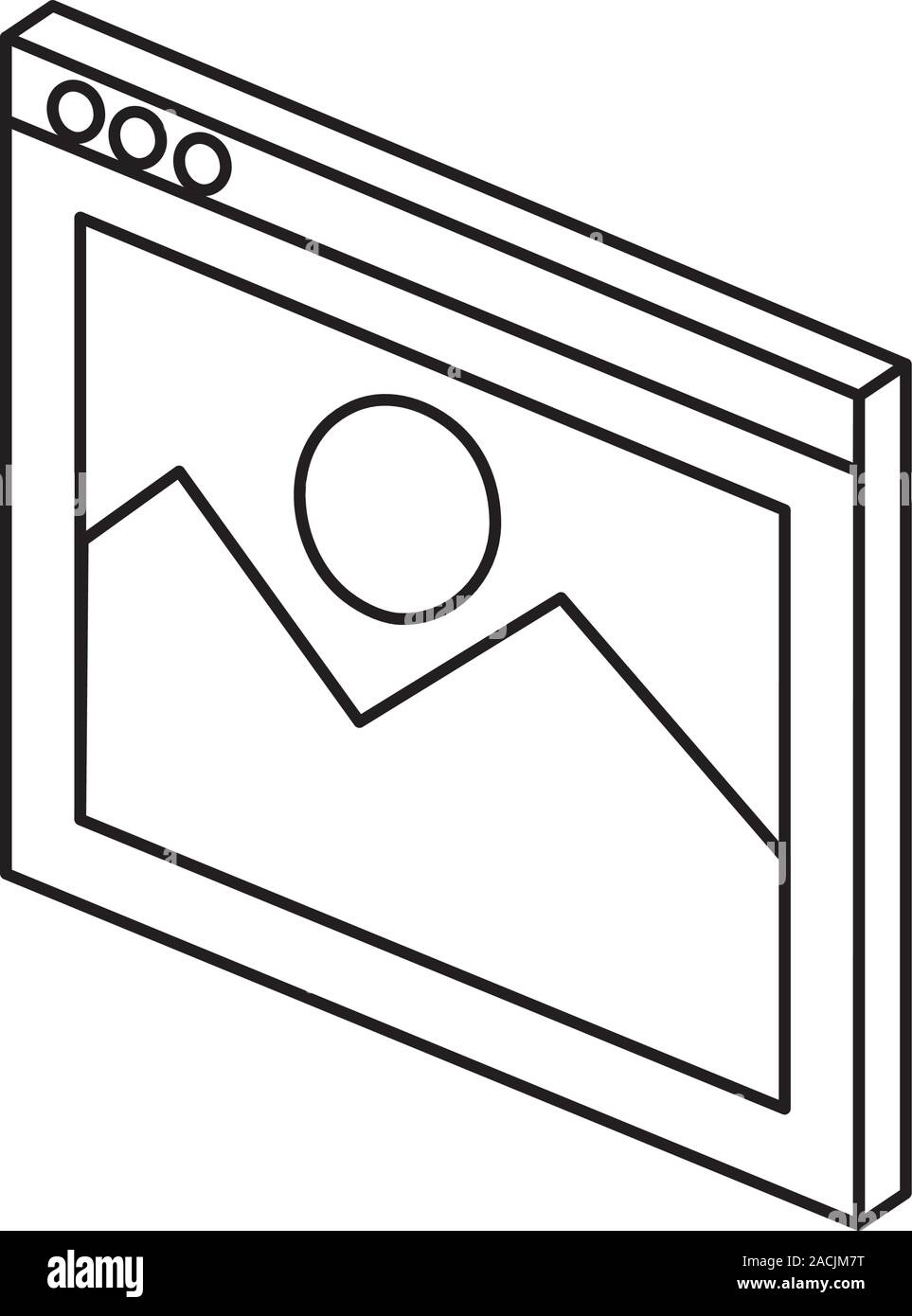 picture file symbol line style icon Stock Vector Image & Art - Alamy
