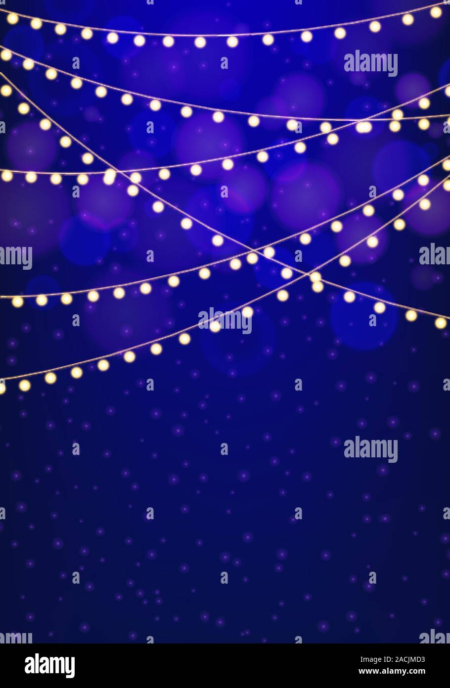 Background template design with light on blue illustration Stock Vector ...