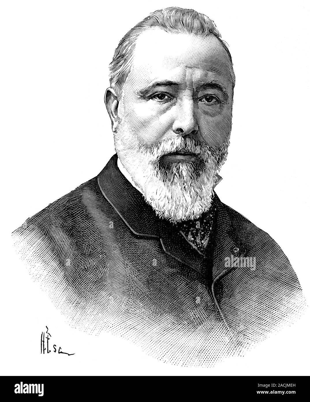 Zenobe Gramme (1826-1901), Belgian engineer. Gramme was an electrical ...