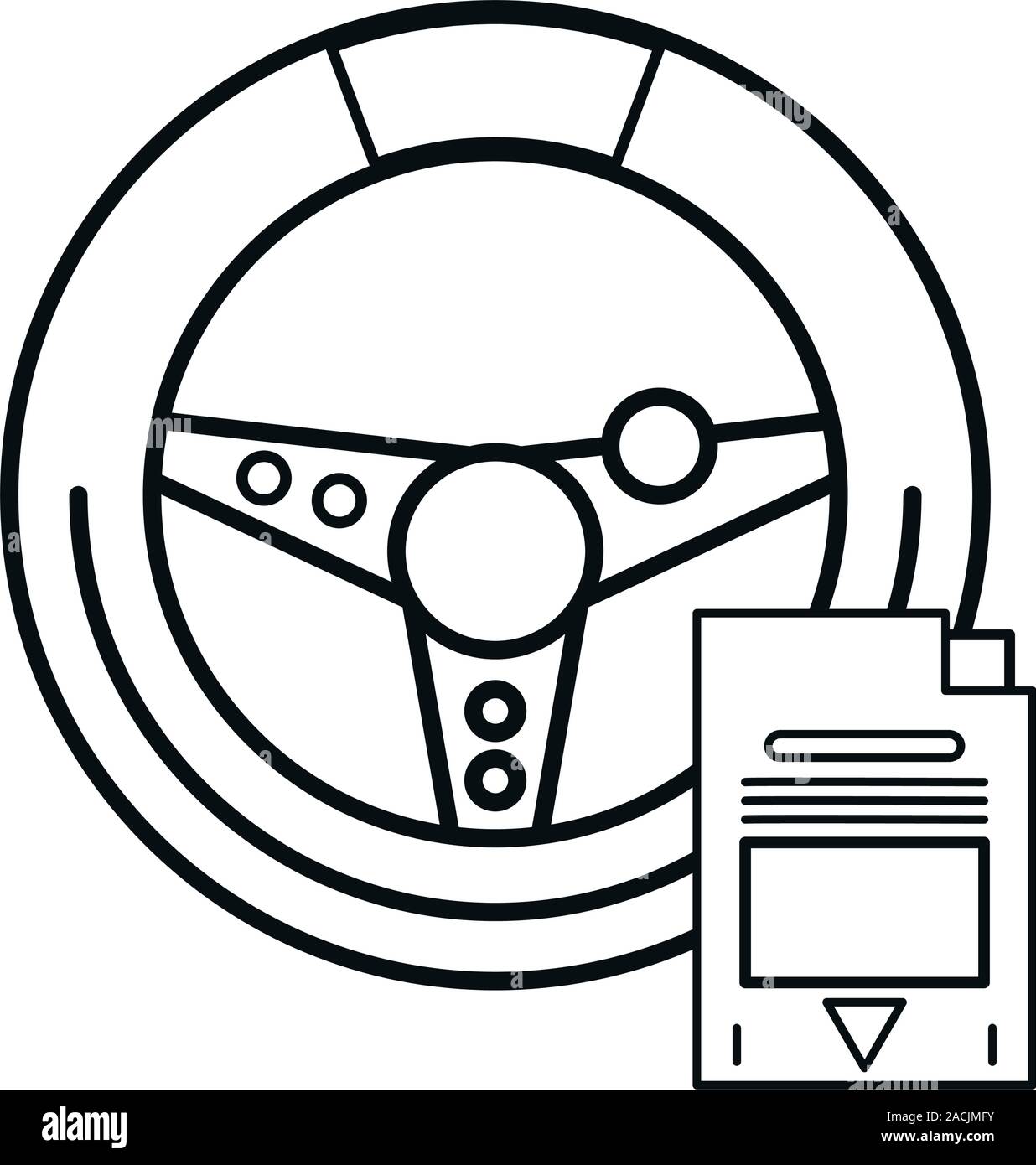 Analog wheel Stock Vector Images - Alamy