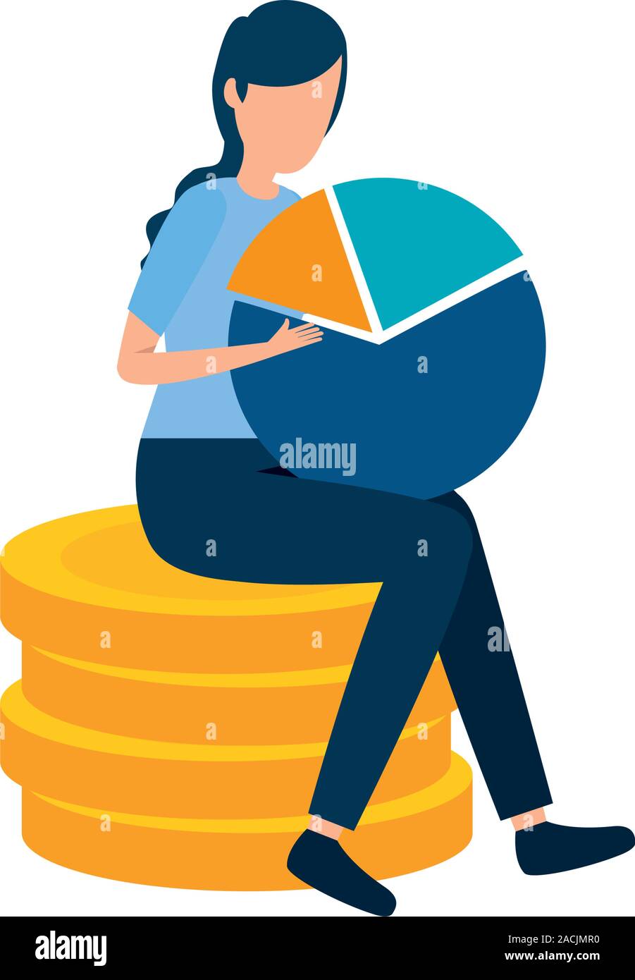 Isolated businesswoman avatar vector design Stock Vector Image & Art ...